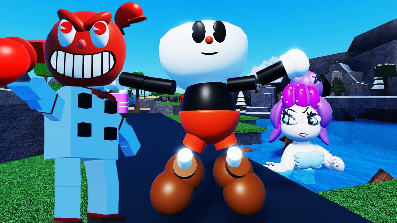 CupHead DLC Roblox OBBY - All NEW Bosses (NEW Goopy Le Grande Secret ...