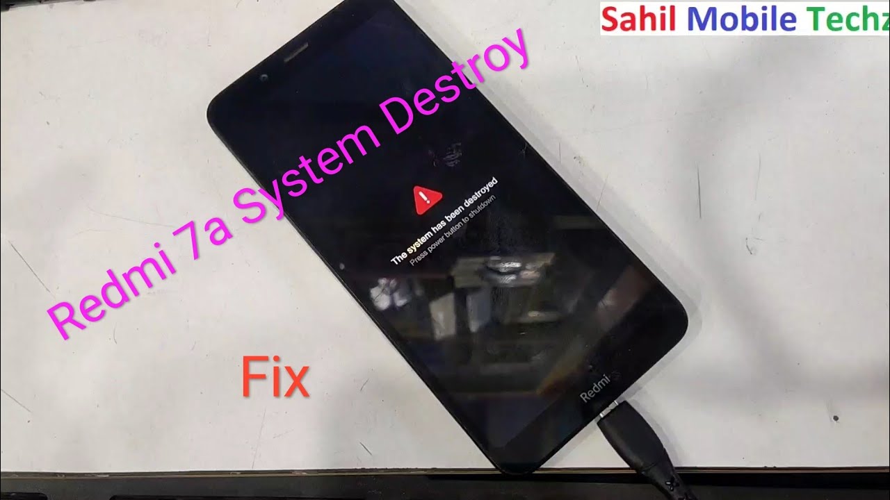 Mi Redmi 7a System Destroy Problem fix by UMT - YouTube