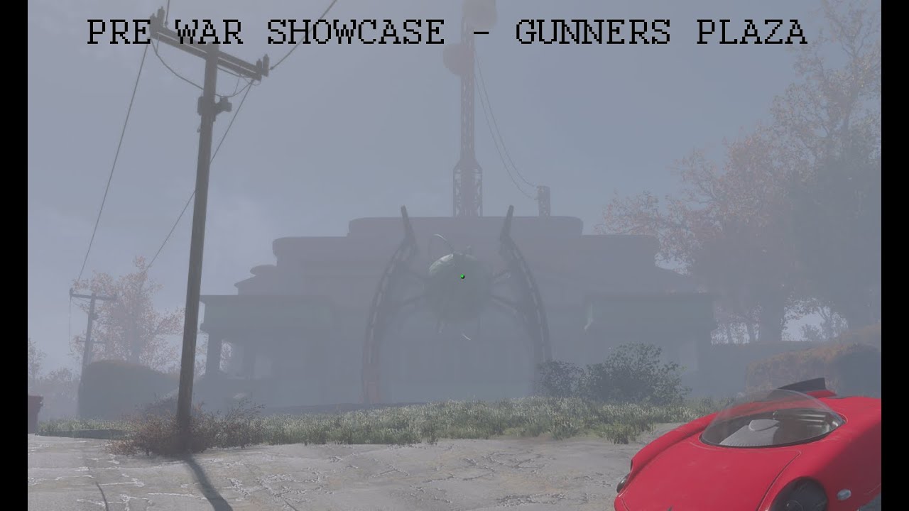 Fallout 4 - Gunners Plaza - PreWar Showcase - YouTube