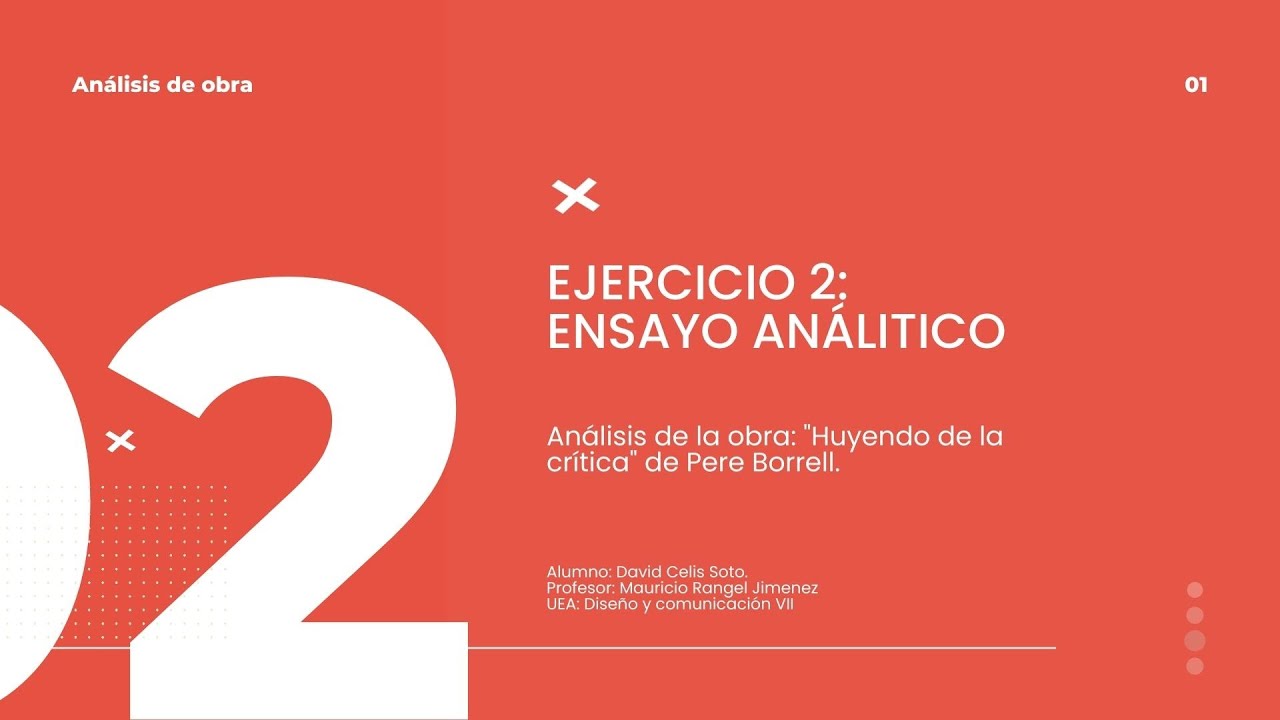 Análisis de la obra: “Huyendo de la realidad”. David Celis - YouTube