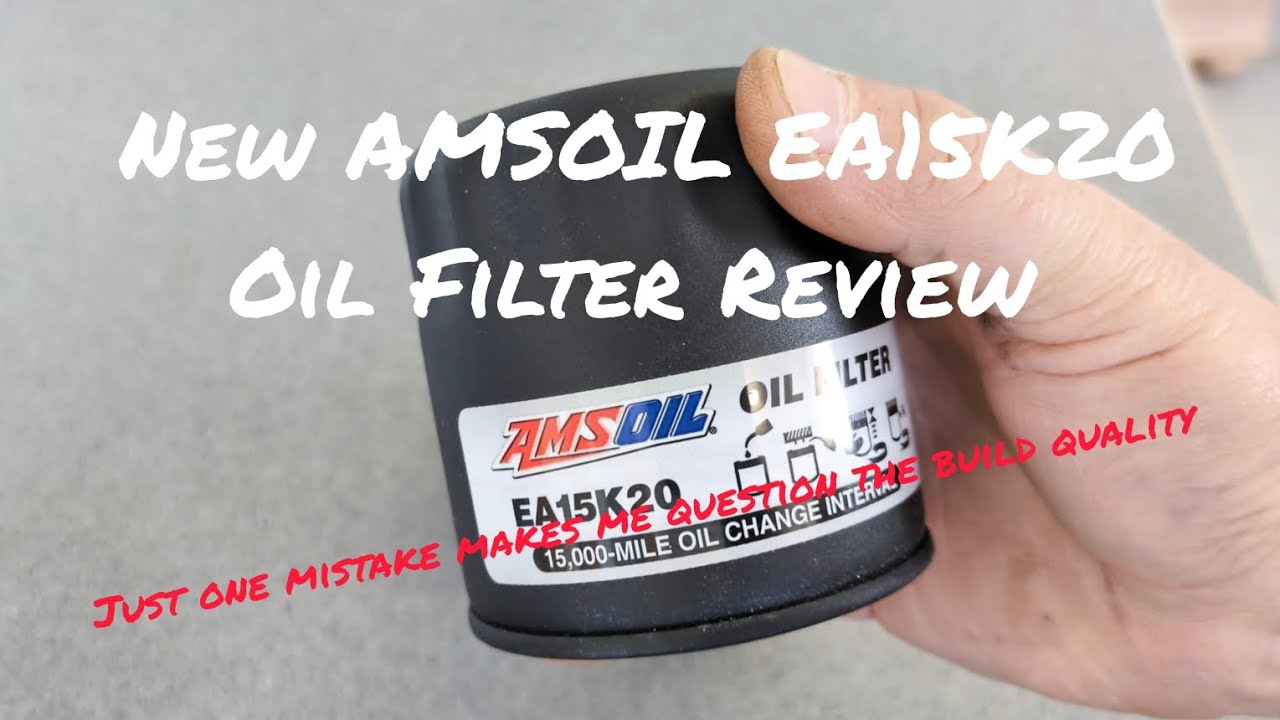 New AMSOIL oil filter Review - YouTube