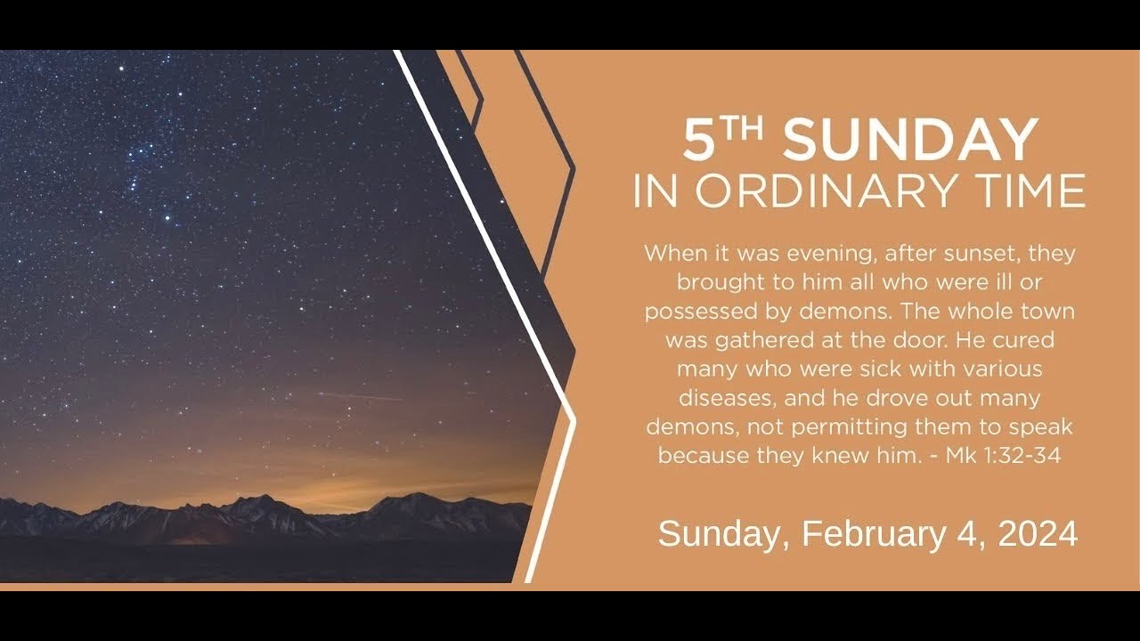 Mass Sunday, February 4th, 2024 - YouTube