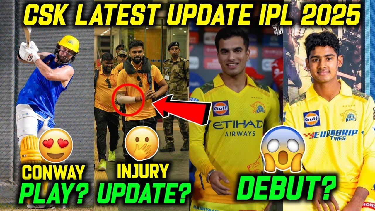 Big Update For Csk 😱 | Rituraj Injury Update 😢 | Csk News Today - YouTube
