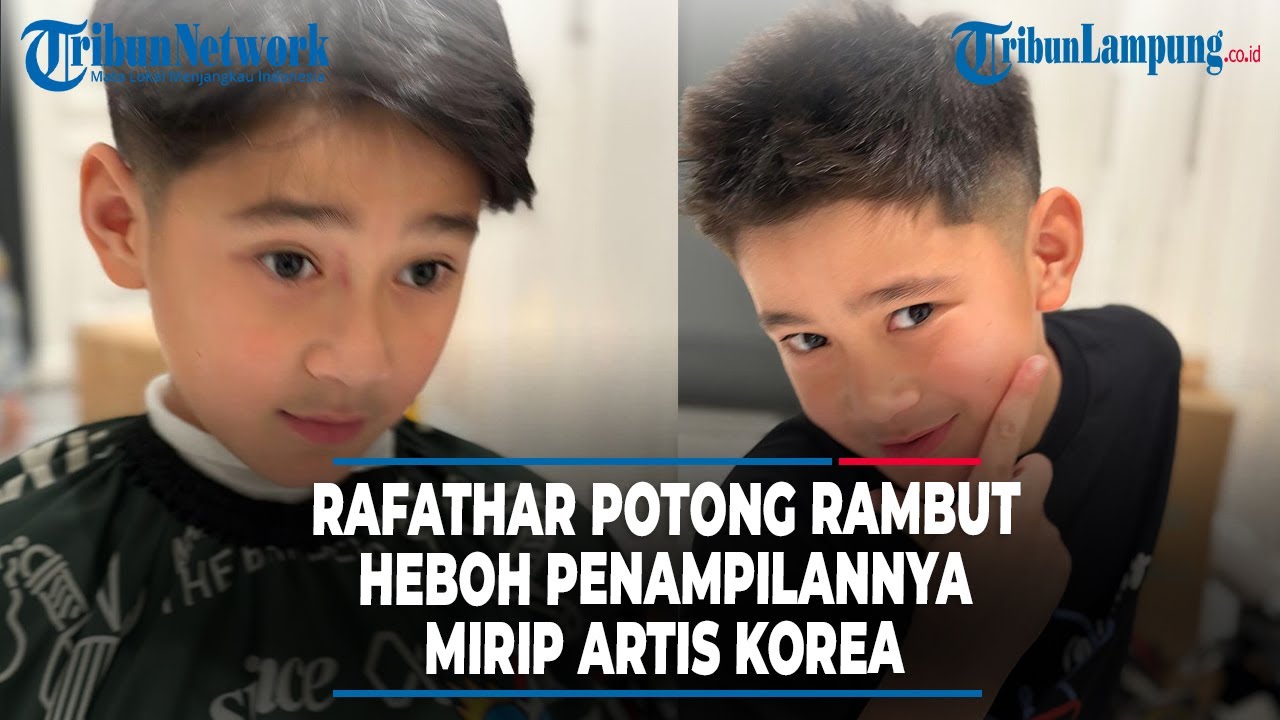 Rafathar Potong Rambut Heboh Penampilannya Mirip Artis Korea - YouTube