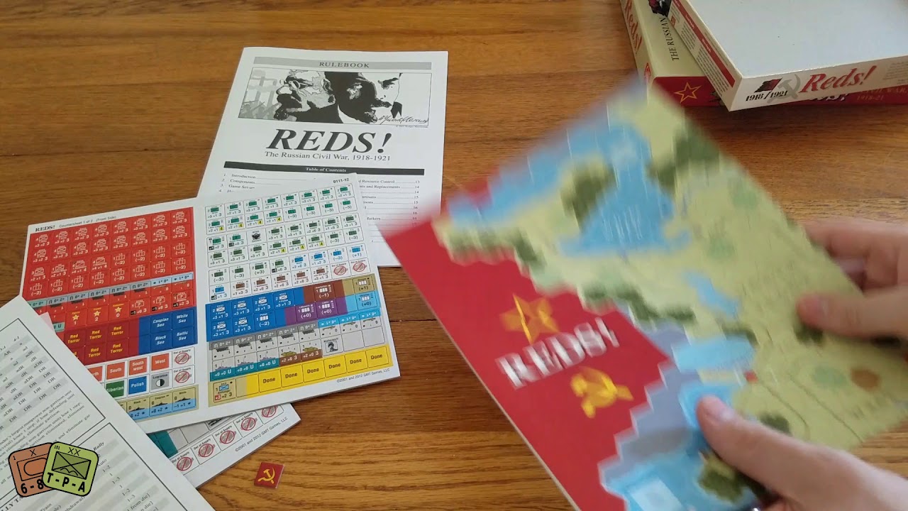 Unboxing: Reds! from GMT Games - The Players' Aid - YouTube