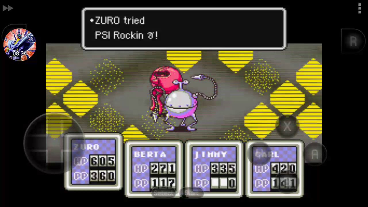 Random gameplay "Earthbound" Rushing to final boss "giygas" - YouTube