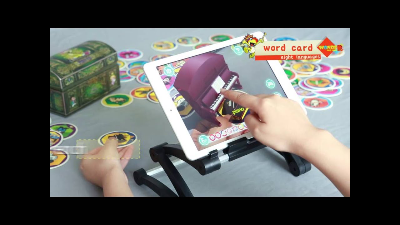 AR magic cards: you never see so fancy toy before - YouTube