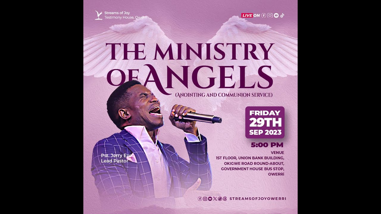 THE MINISTRY OF ANGELS (ANOINTING AND COMMUNION SERVICE) - YouTube