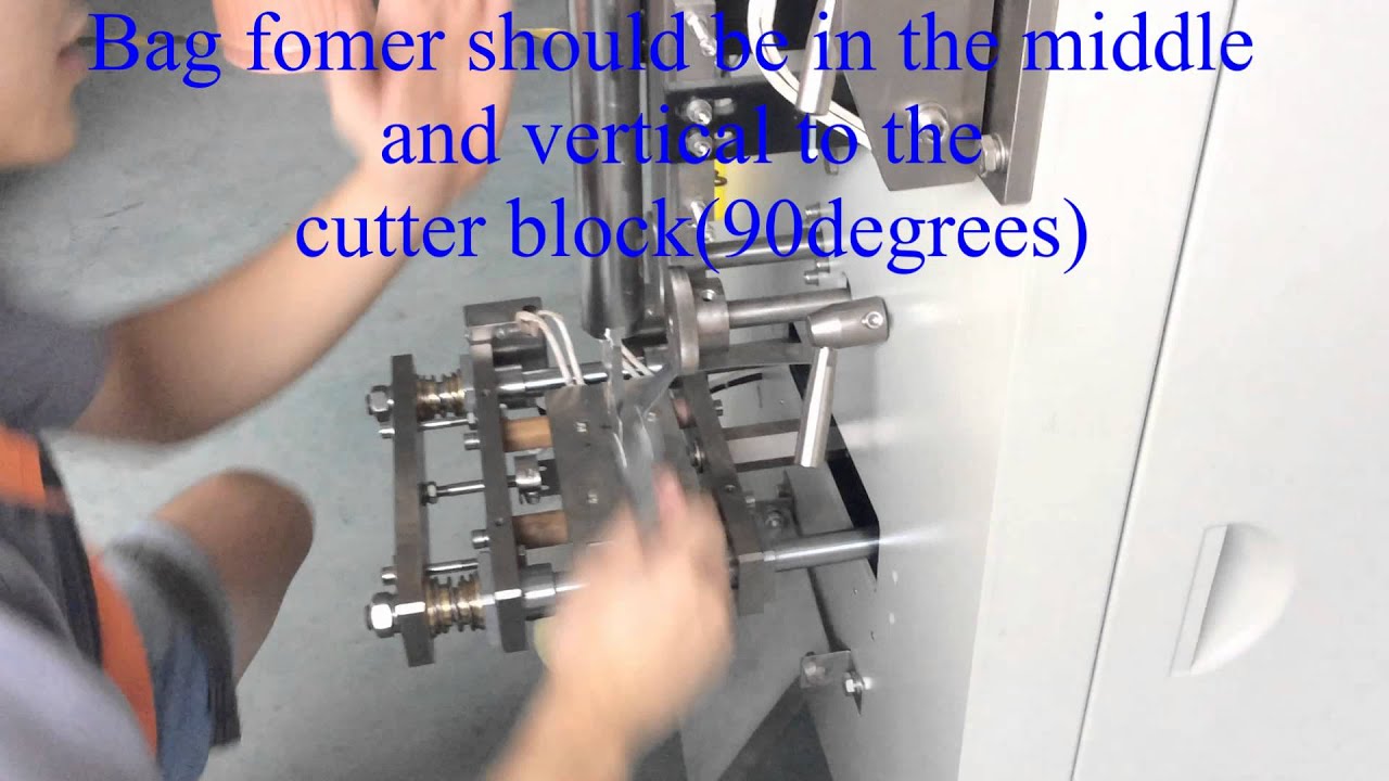 320 Vertical packaging machine -Bag former installing - YouTube