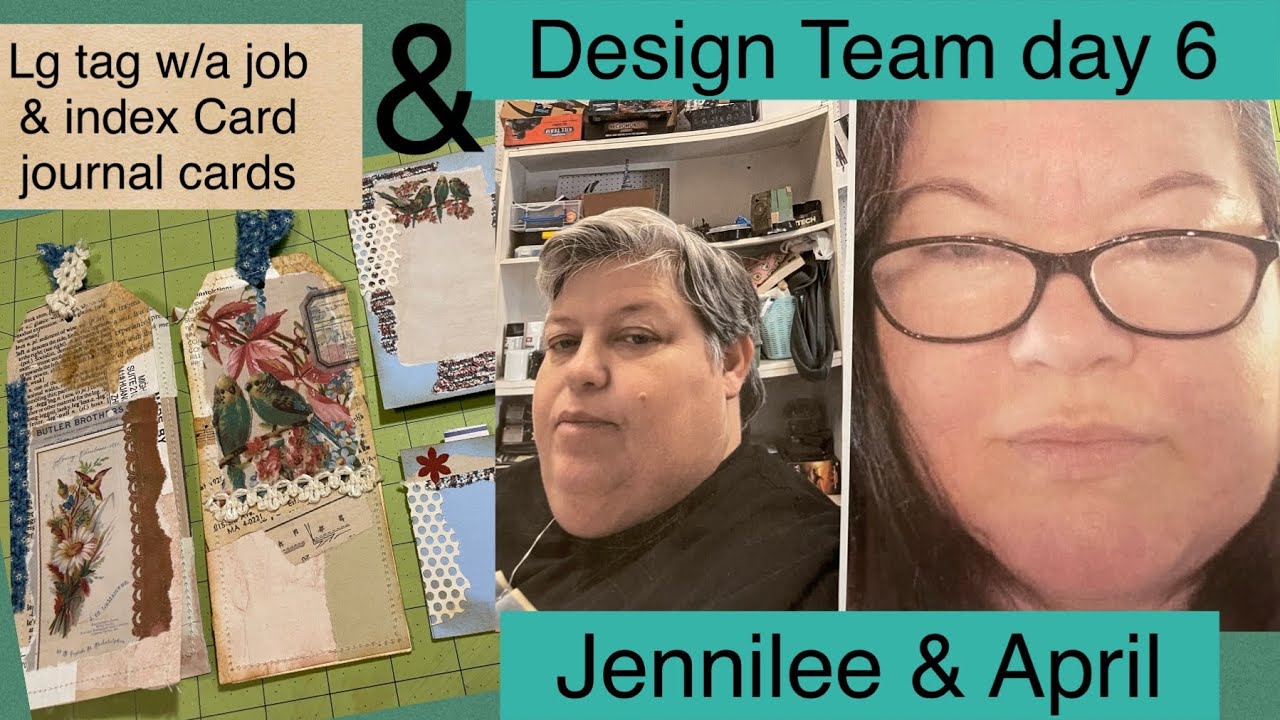 Scrappy large tags & index card ideas Design Team Jennilee & April ...
