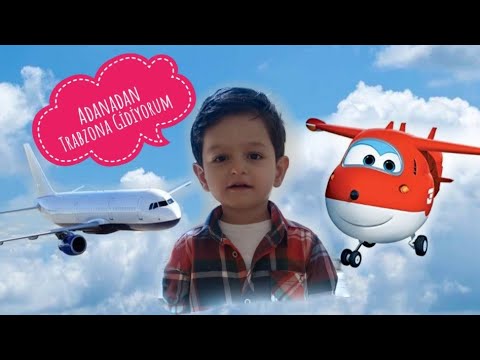 Adana'dan Trabzon'a uçuyoruz // Keyifli Uçak yolculuğumuz / Hiç korkmadık