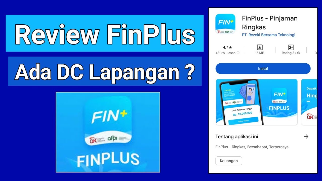 Review Jujur FinPlus Apakah Ada DC Lapangan? - YouTube