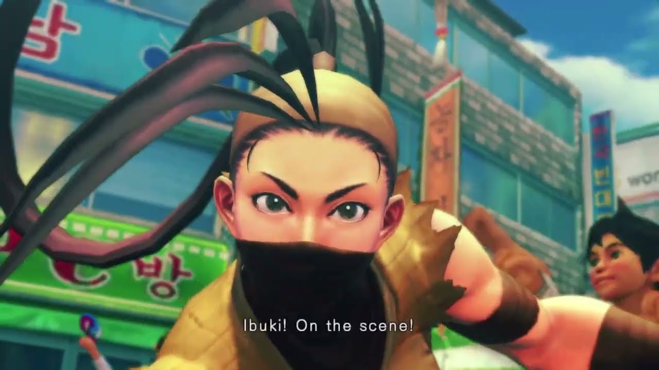 Super Street Fighter IV - Ibuki (Intro & Win Poses) - YouTube
