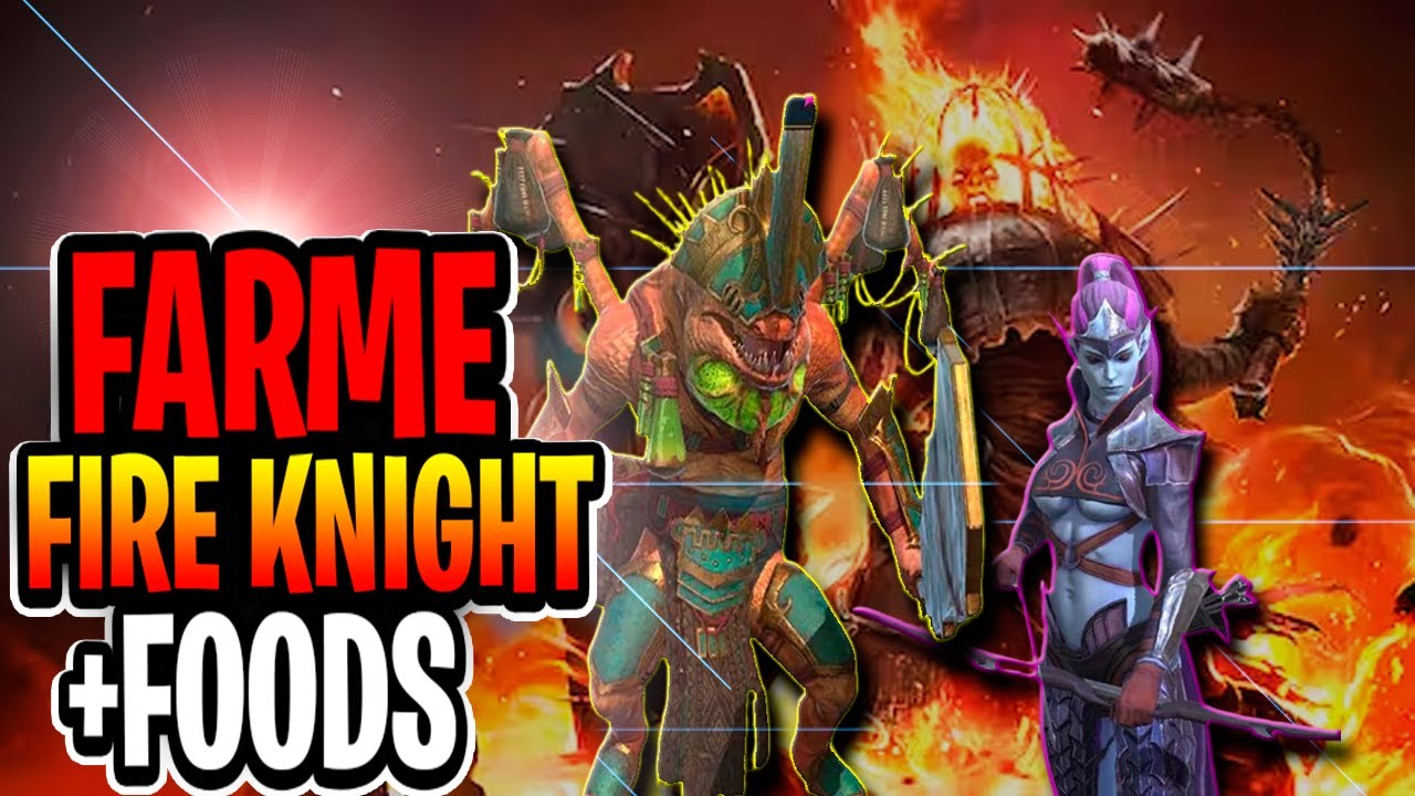 FIRE KNIGHT 20 | COM FOODS | Raid Shadow Legends - YouTube
