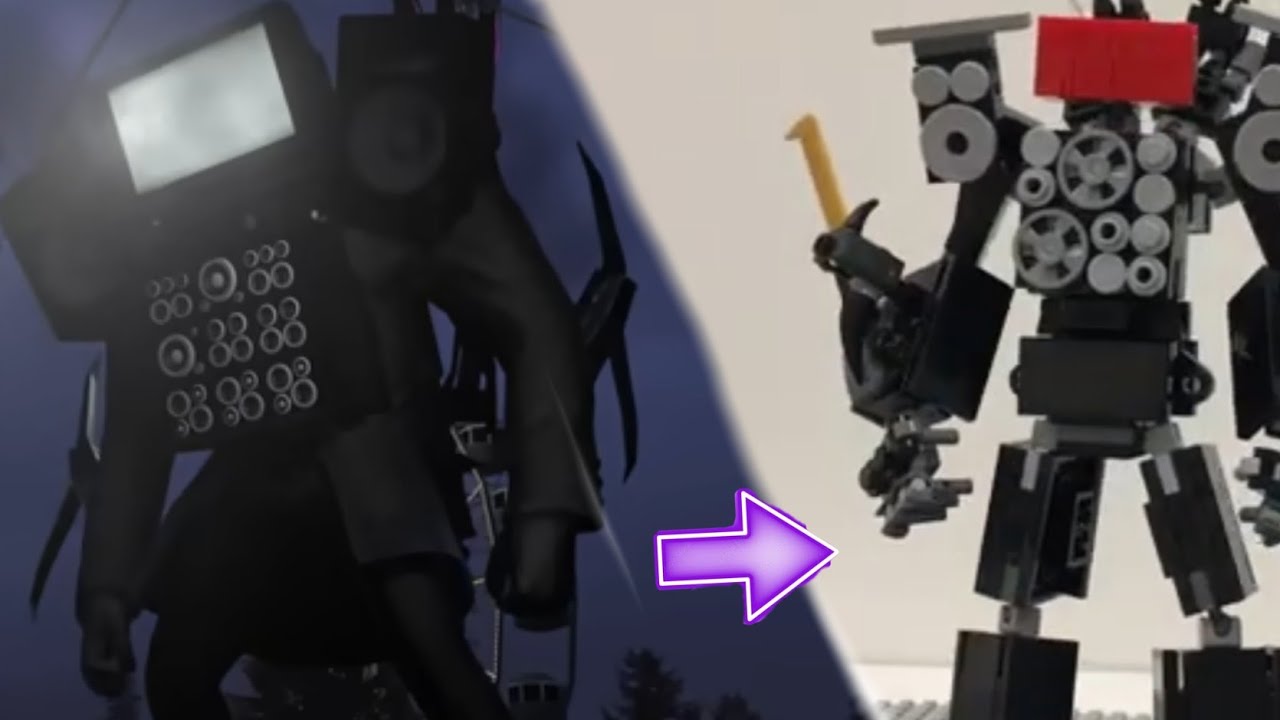 How to make titan tv man out of lego - YouTube