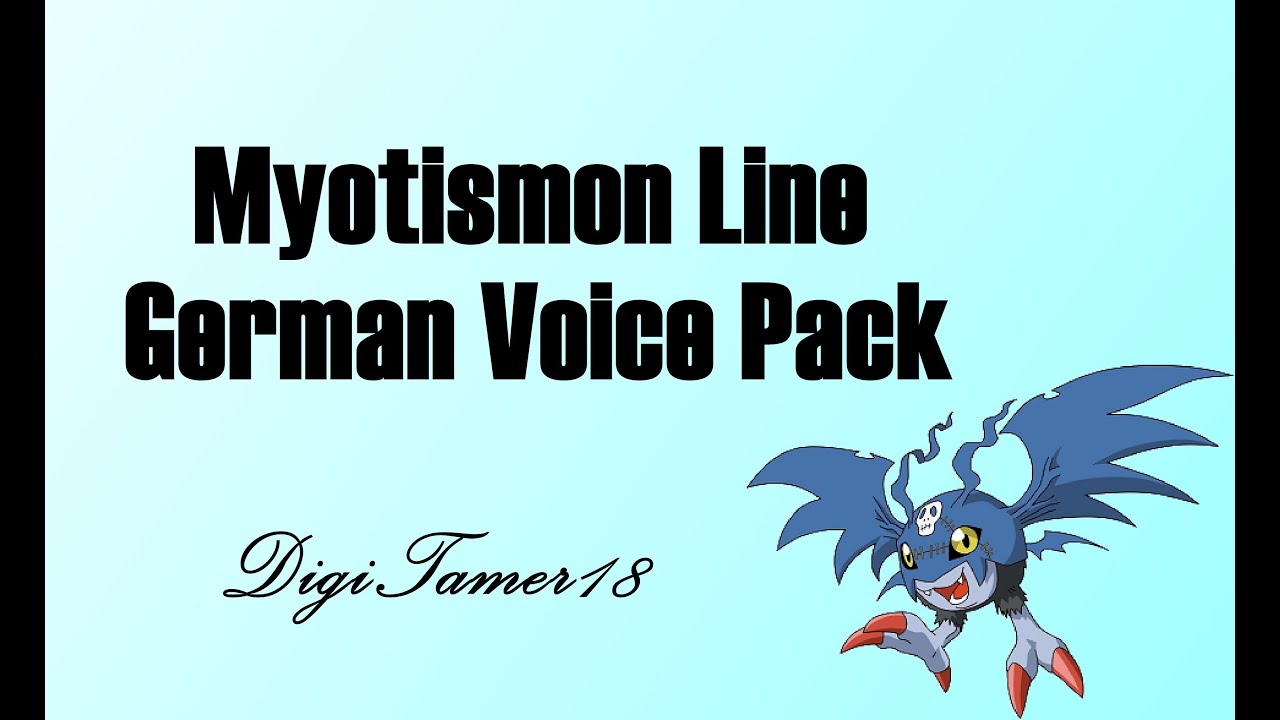 DMO Demidevimon (Myotismon Line) Voice Pack German - YouTube