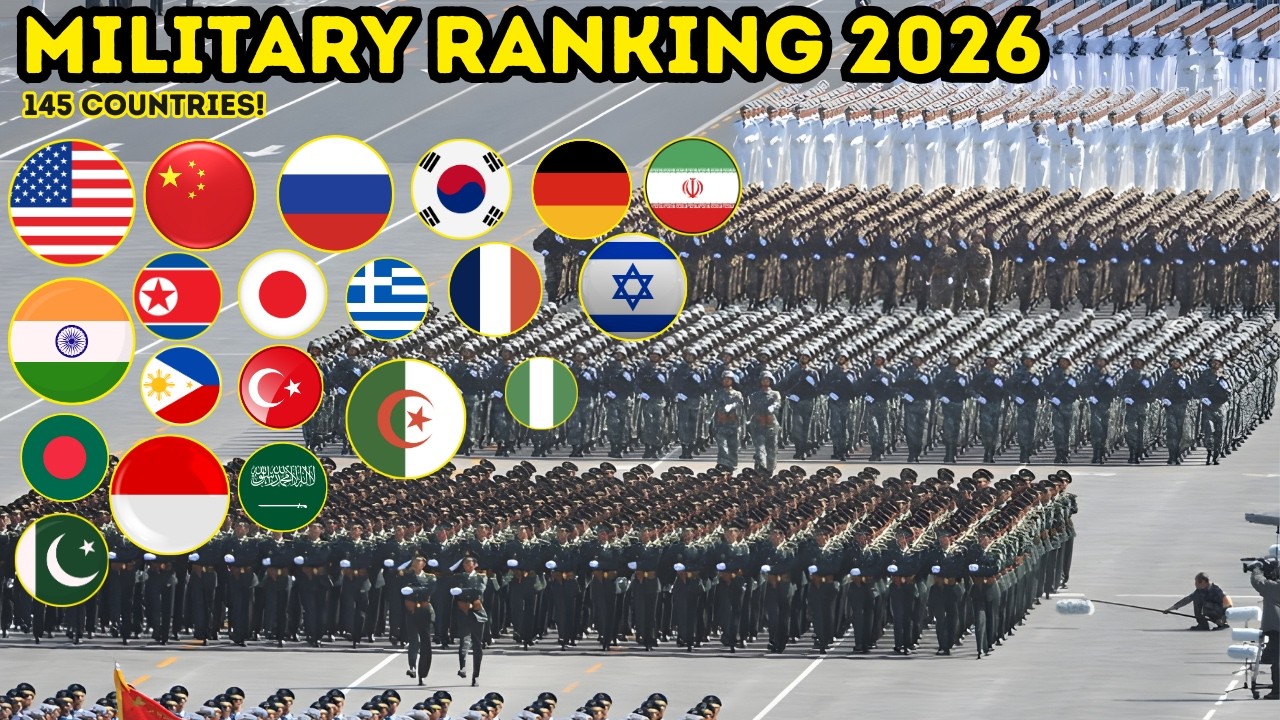 World Military Power Ranking 2026 Strongest Countries in 2026 - YouTube