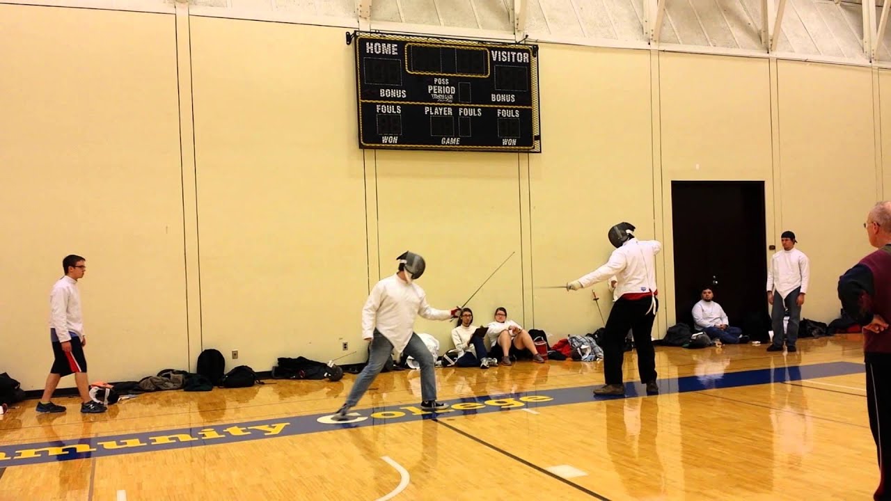 Jake vs Kevin fencing - YouTube