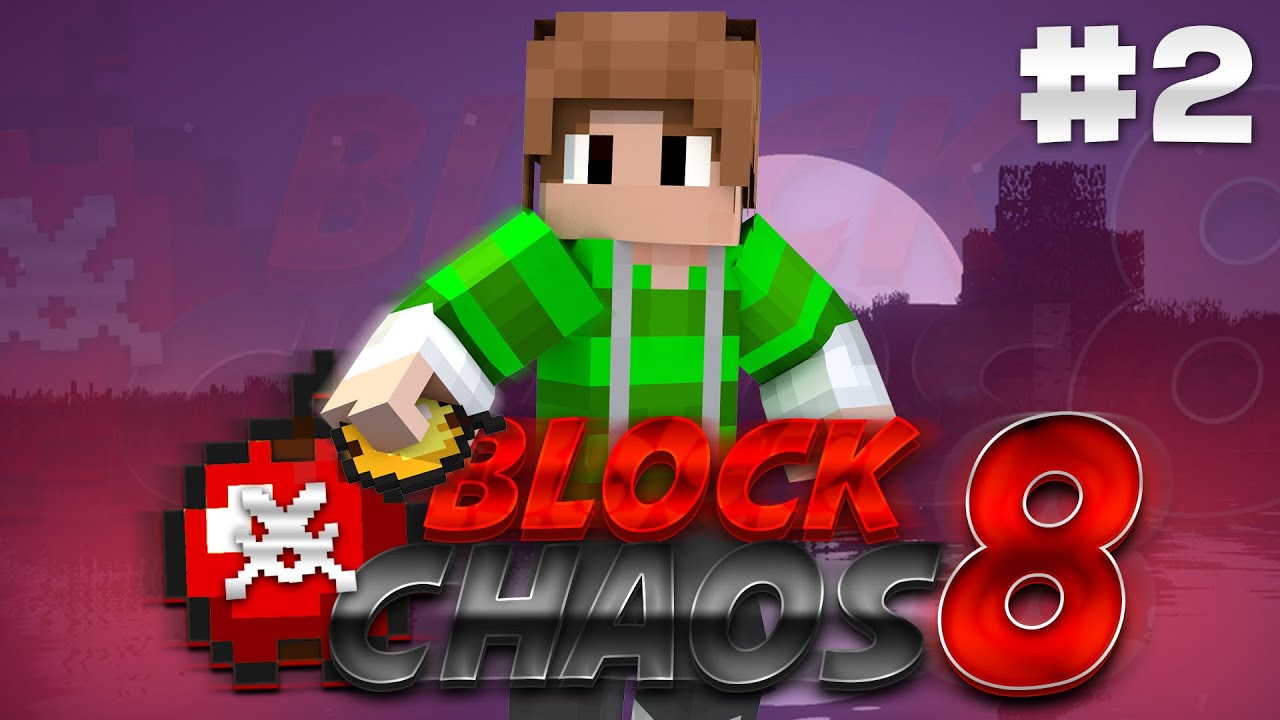 Minecraft Block Chaos UHC Season 8: E2 - Extreme Luck - YouTube