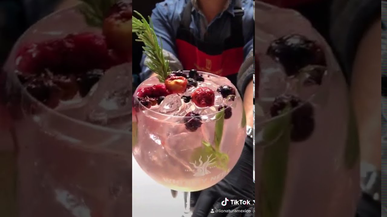 Gin and Tonic de Frutos Rojos Liofilizados - YouTube