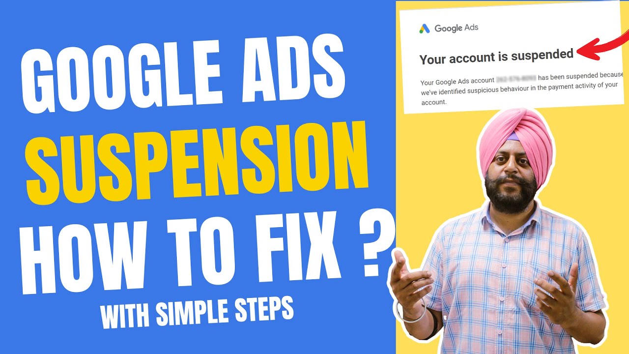 Google Ads Suspended Suspicious Payments | Avoid Google Ads Suspicious ...