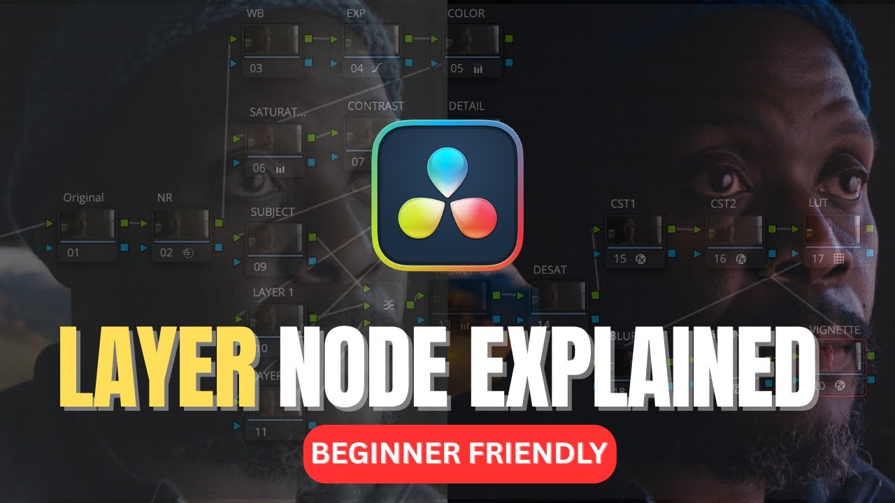 How To Use The Layer Mixer Node In Davinci Resolve Easy Color Grading Tutorial Youtube