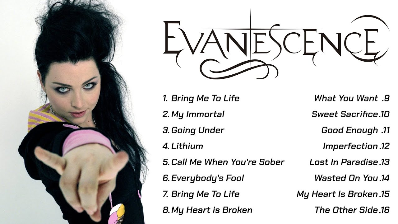 Evanescence Greatest Hits Full Album || Evanescence Top Hits 2024 - YouTube