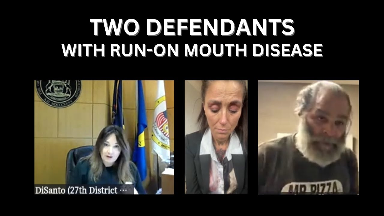 Mouthy Defendants irritate Judge DiSanto - YouTube