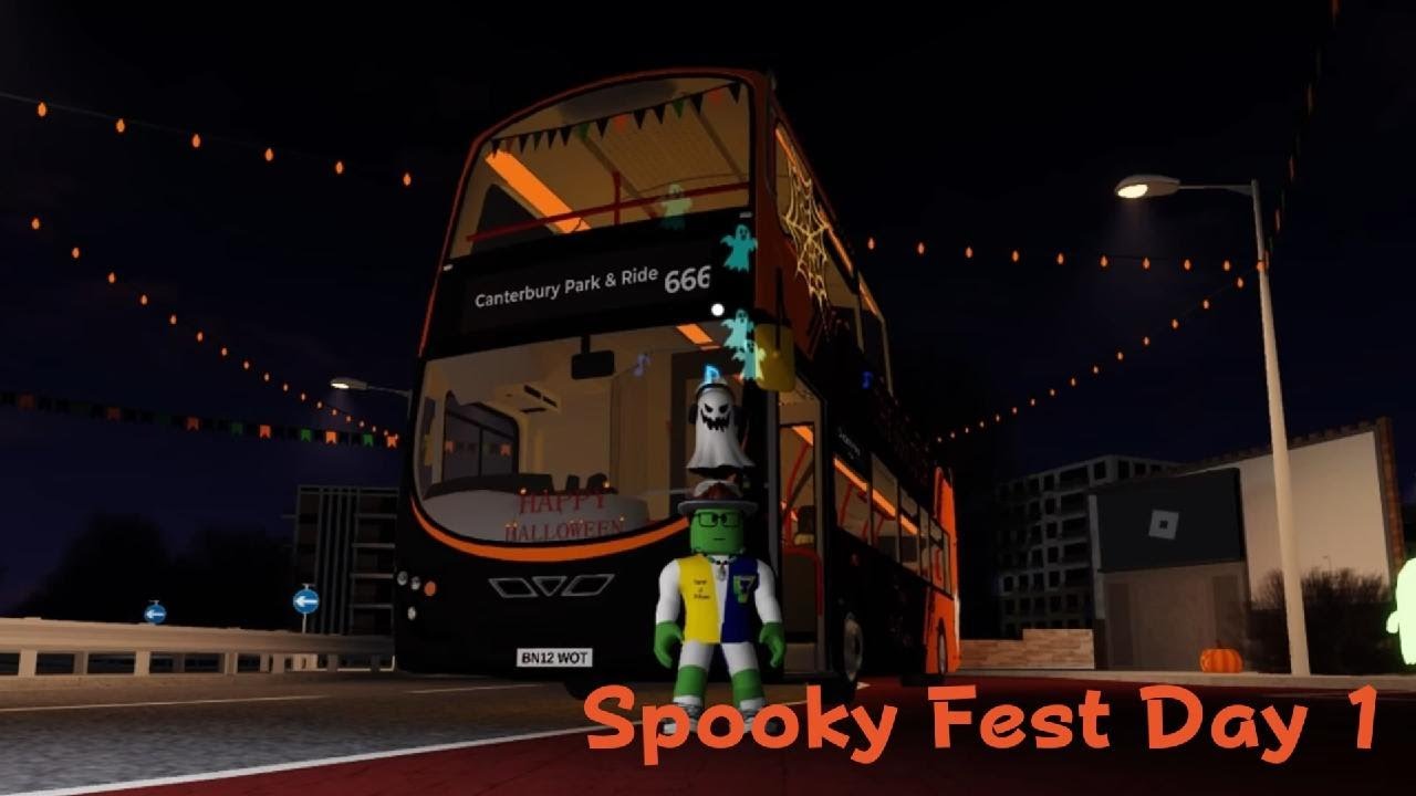Spooky Fest Day 1, Canterbury and District route 666 and Grave Hunt ...