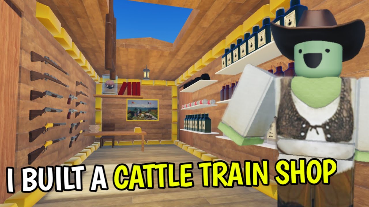 I Turned my Cattle Train Into a Shop in Dead Rails - YouTube