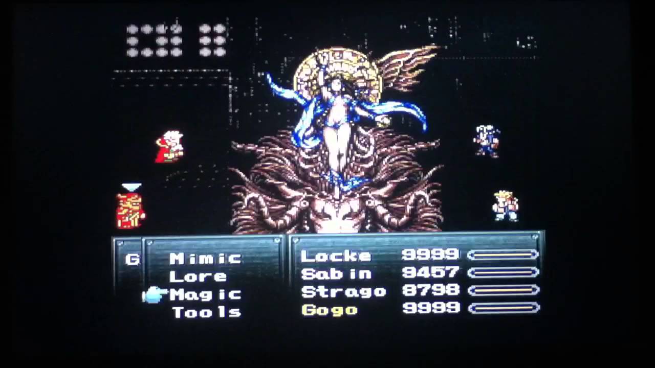 Final Fantasy VI (PS1) - Goddess + Item Steal & Quasar Lore (Level 99 ...