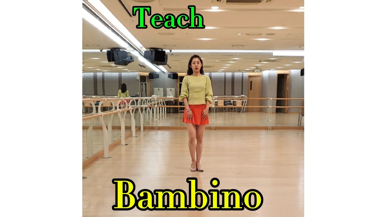 Bambino linedance Beginner쉽고 빠른 스텝 /작품설명#김나정 #dance #라인댄스 #행복한일상 - YouTube