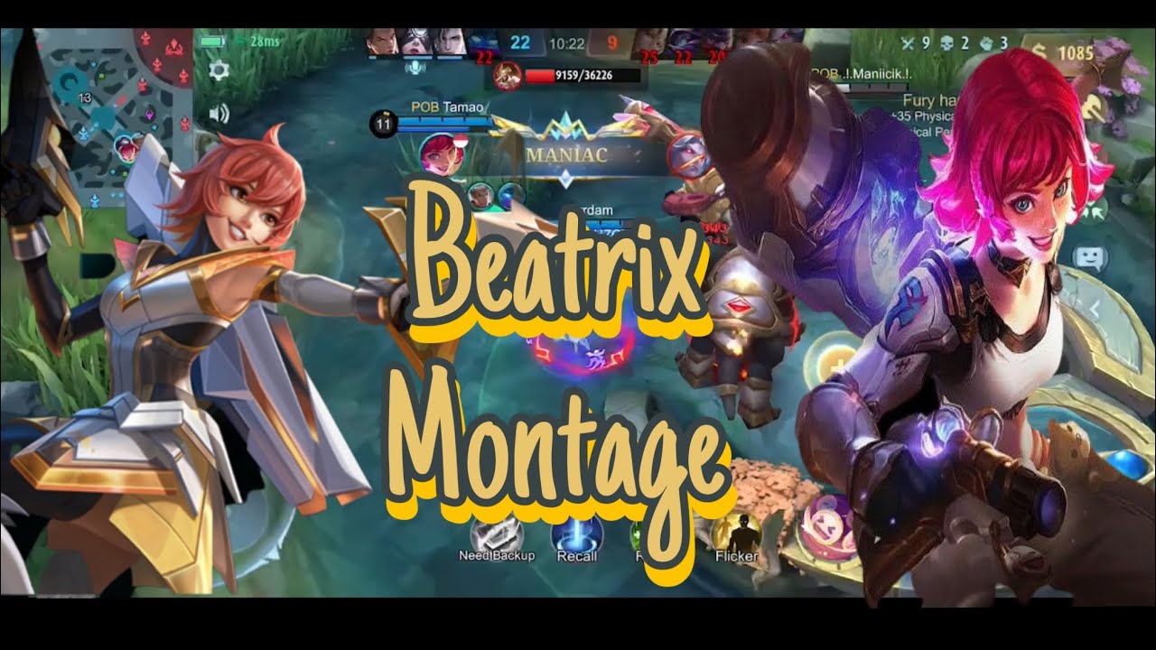 Moment beatrix mobile legend #mobilelegends #mobilelegendsindonesia #mlbb #montage - YouTube