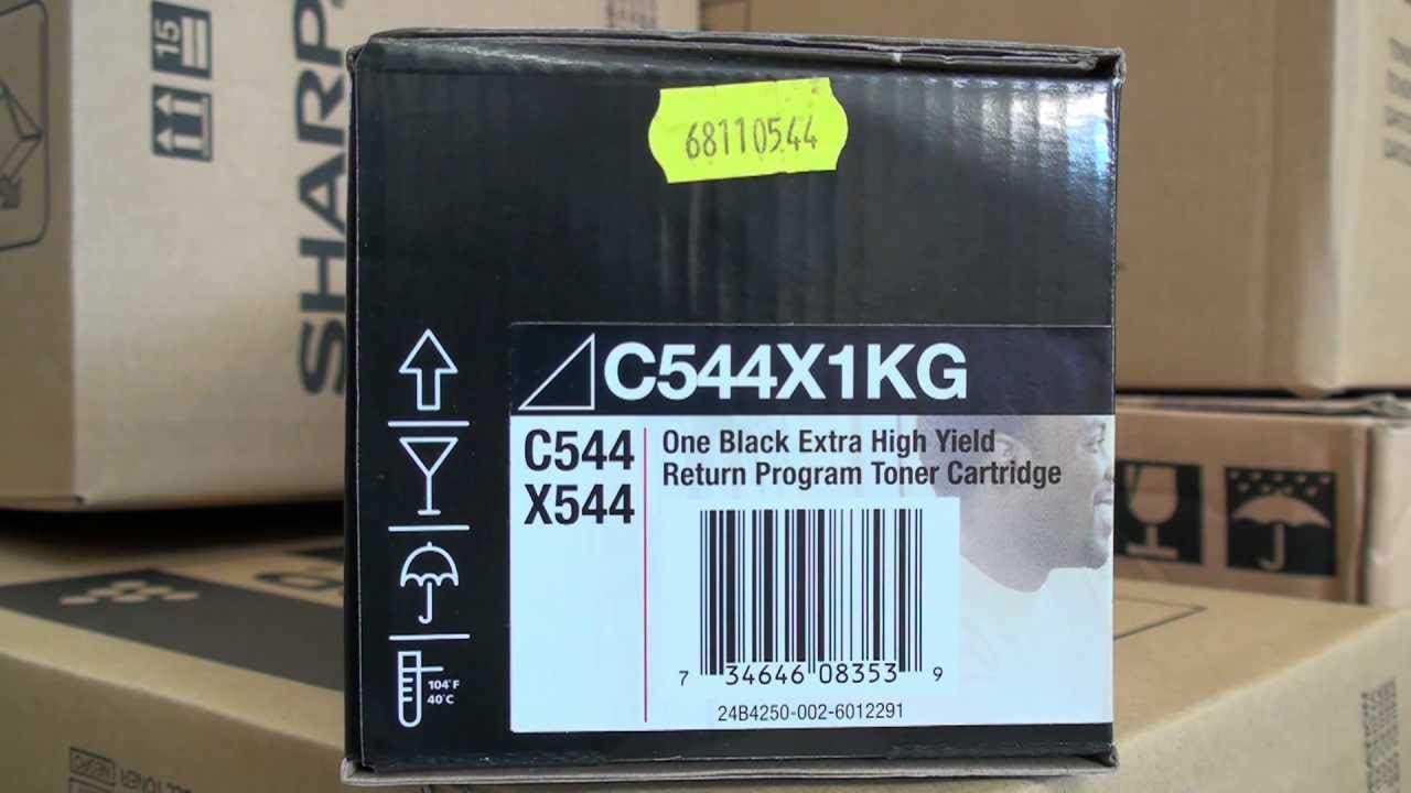 Lexmark Toner C544 black (C544X1KG) - YouTube