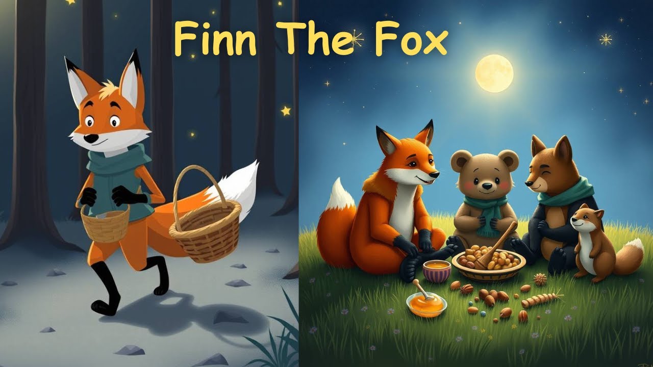 Finn the Fox | The story of a Fox | Kids stories | Bed Time Stories ...