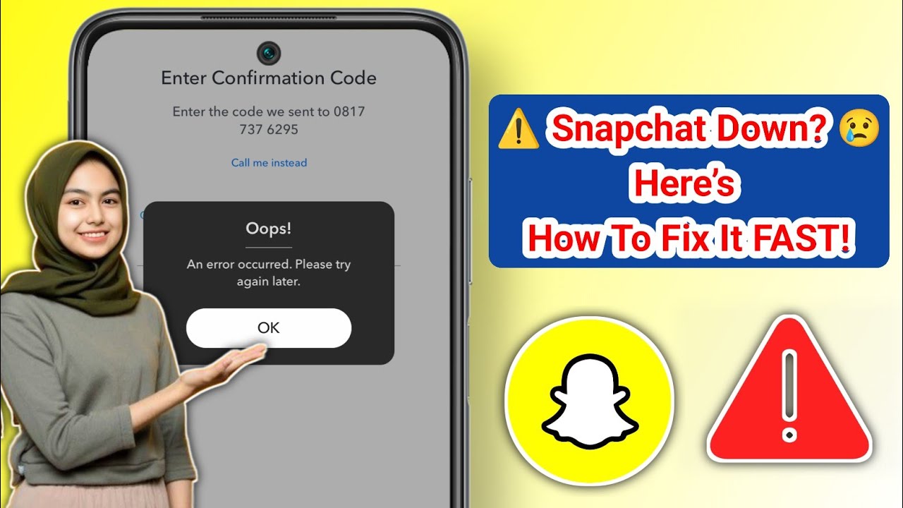 How To Fix Snapchat Not Working Today! 😢 Server Down Explained (October ...