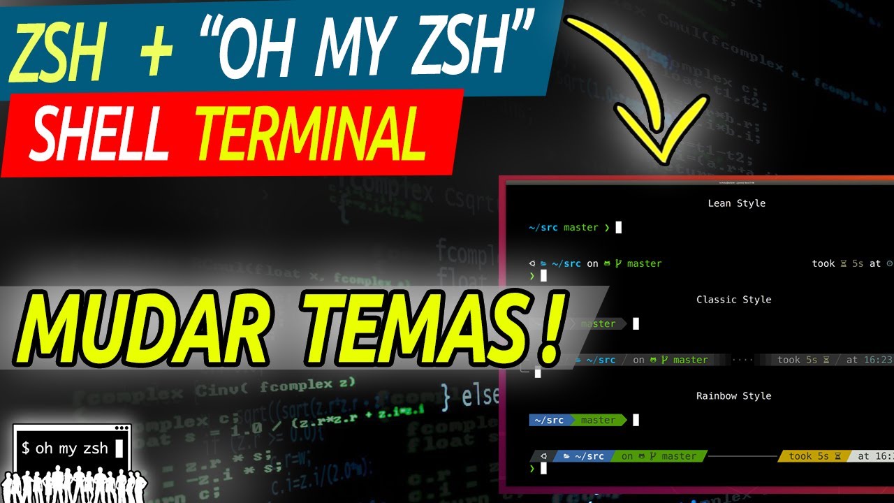 ZSH + OH MY ZSH - Temas (Themes) / Customização [Tutorial] - YouTube