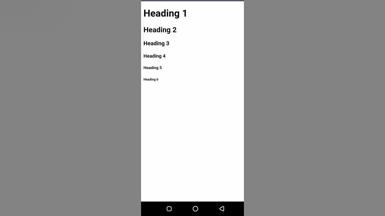 Heading Tags Shorts Html Htmlshorts Youtube