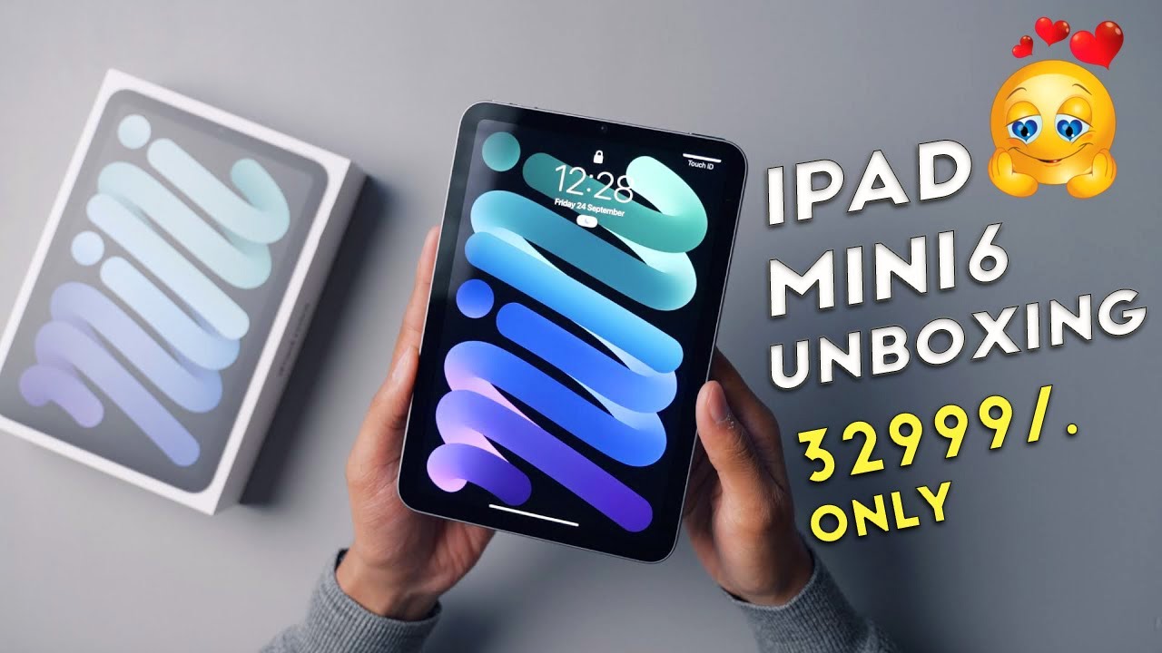 Apple iPad Mini 6 Unboxing | A15 Bionic🔥 8.3 Retina😍 - YouTube