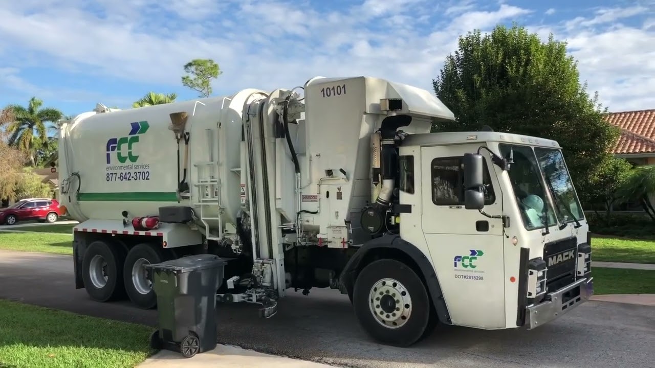 Florida Mack LR Amrep ASL Garbage Truck - YouTube