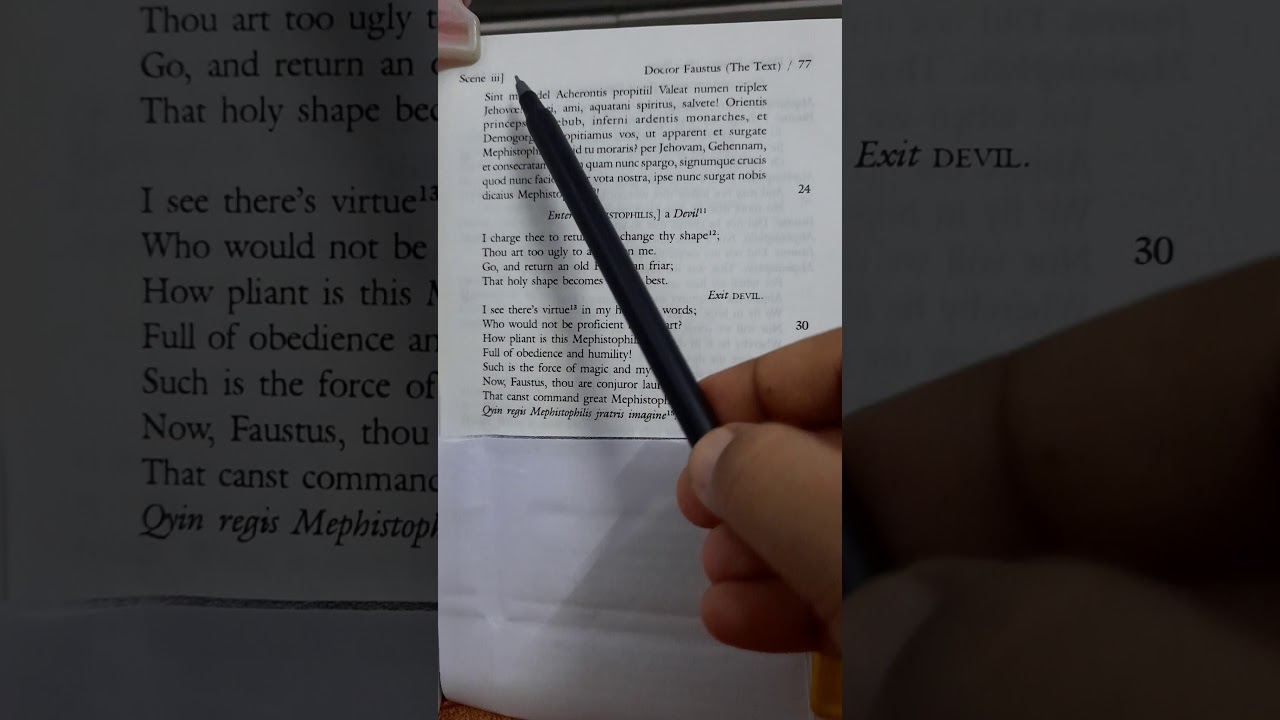 Explanation of Christopher Marlowe's 'Doctor Faustus' Act I, Scene III ...