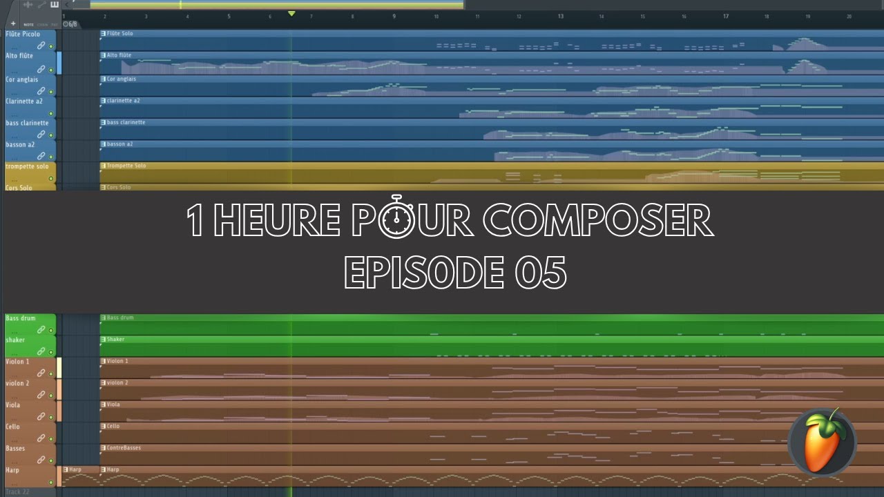 1 HEURE pour COMPOSER de la MUSIQUE ORCHESTRALE EP : 05 - YouTube