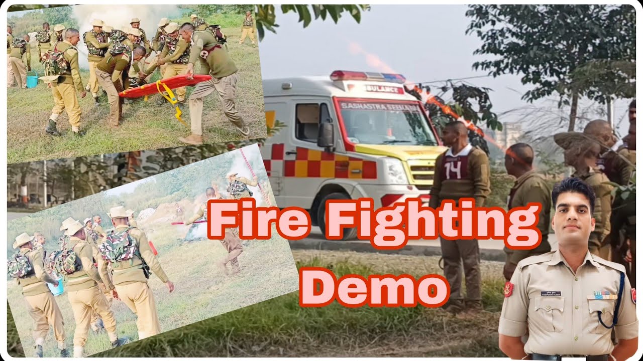 Fire Fighting Demo #viralvideo #army - YouTube