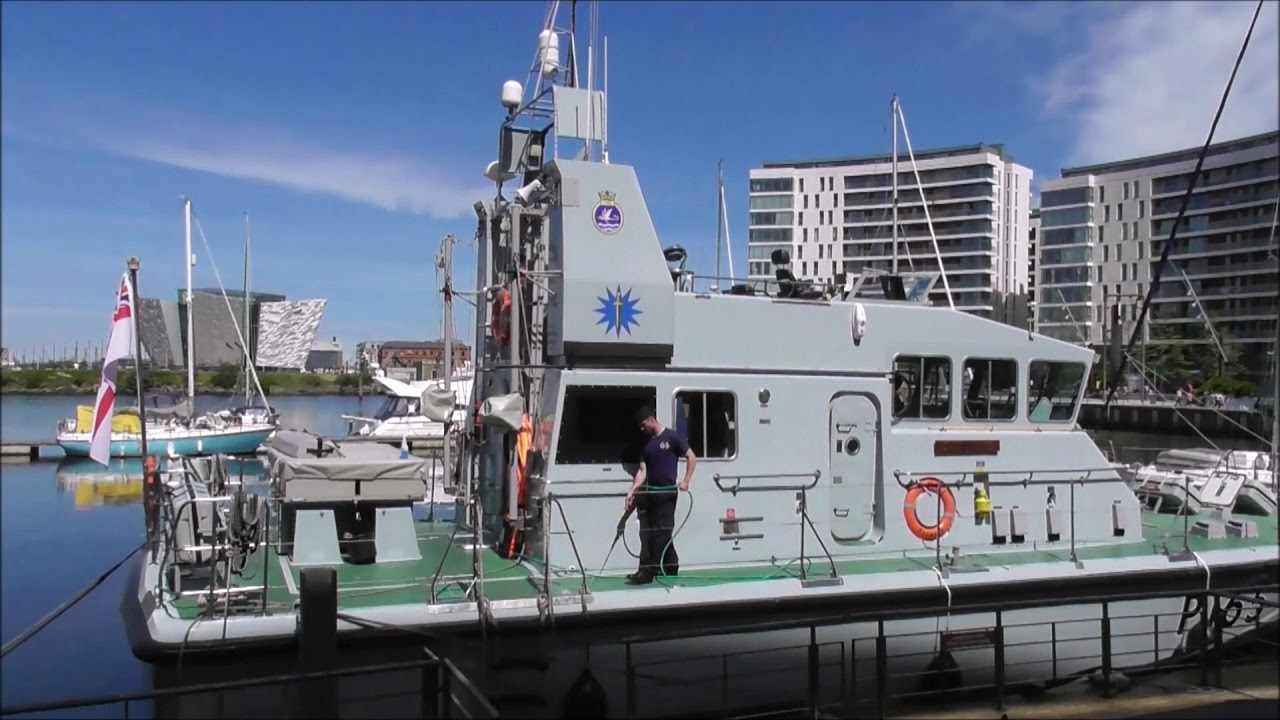 HMS Example HMS Explorer & HMS Puncher in Belfast - YouTube