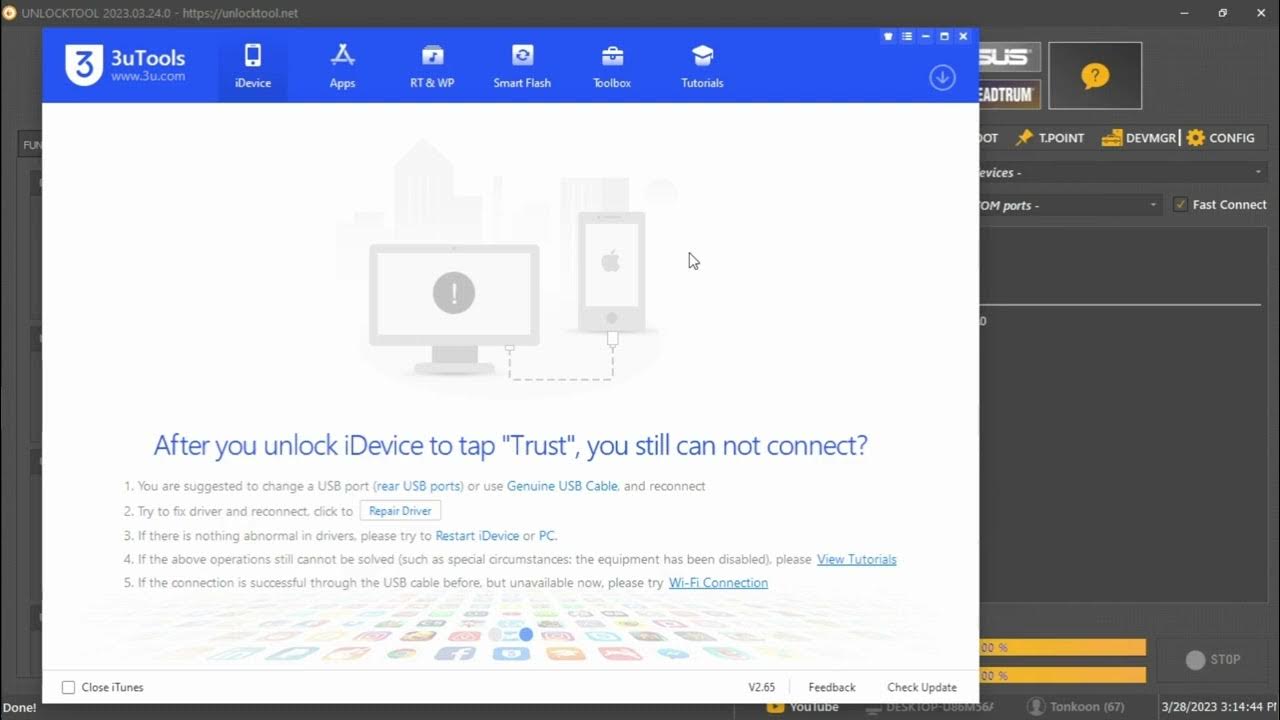 iPhone 6 hello screen Bypass by Unlock tool - YouTube