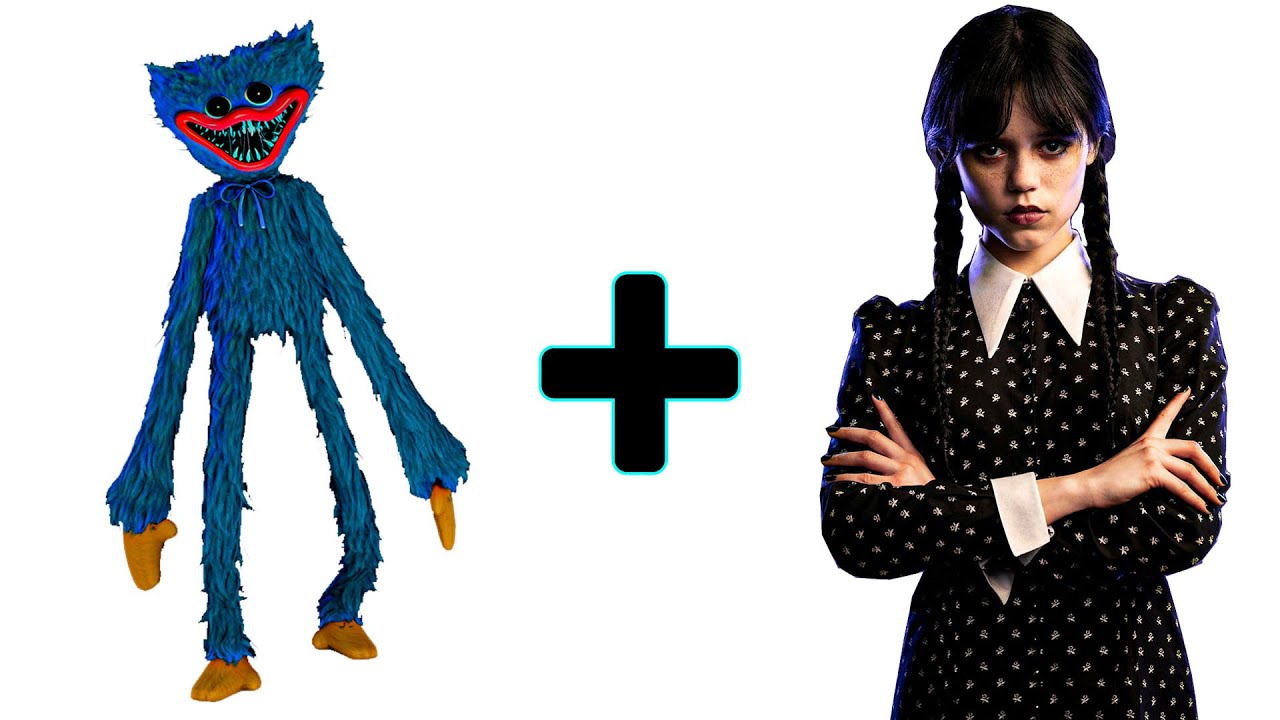 Huggy Wuggy + Wednesday = ??? Project Playtime Animation - YouTube