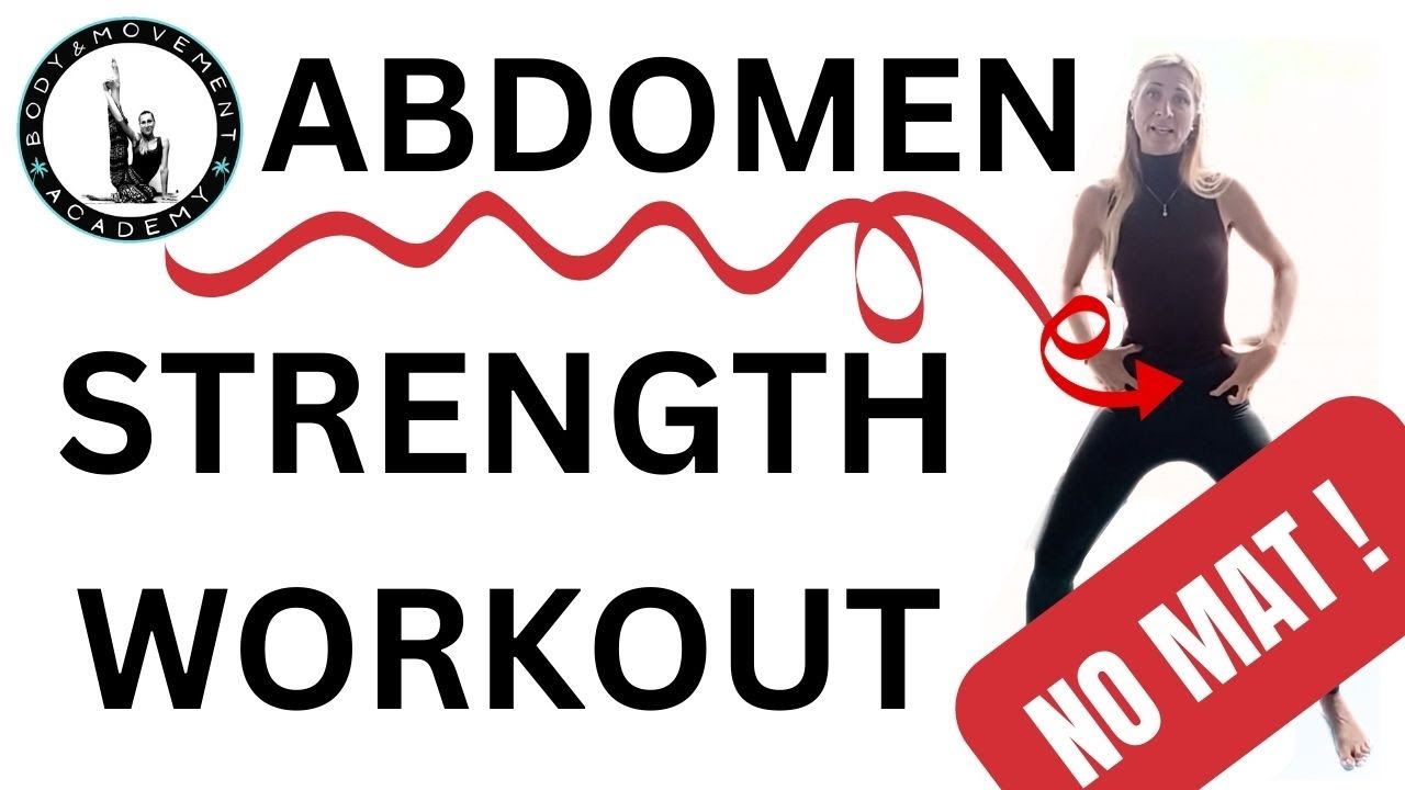 Simple workout for ABDOMEN STRENGTH in standing position - YouTube