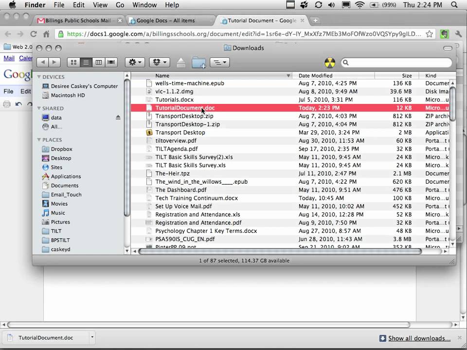 Tutorial: Saving Documents to your Local Hard Drive - YouTube