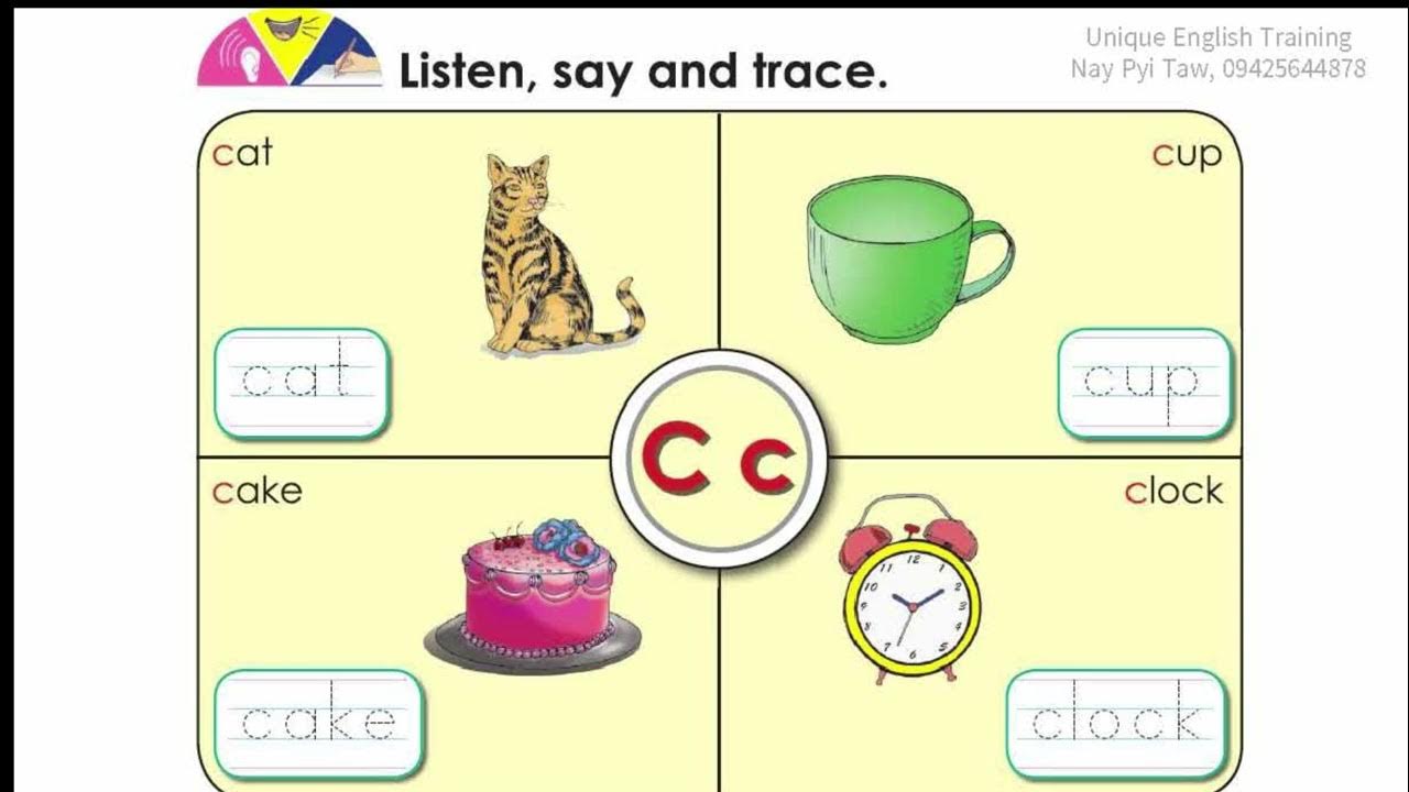 Grade 2 English အင်္ဂလိပ်စာ သင်ရိုးသစ် Unit 1 Lesson 4 နားထောင်၍လိုက်ပြောပါ၊အရာအတိုင်းဆ
