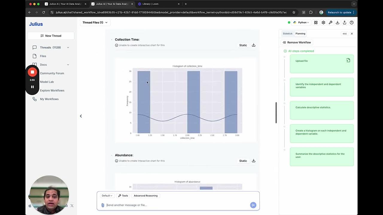 Julius Workflows Tutorial | Create and Run Workflows in Julius - YouTube